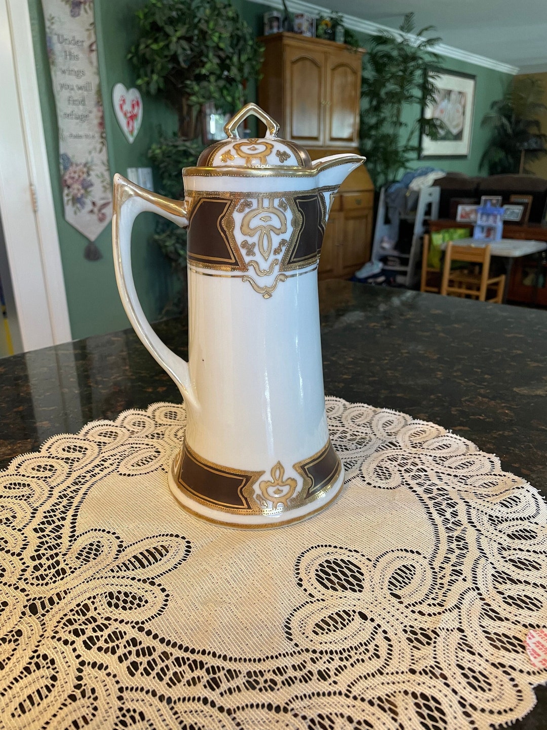 Imperial Nippon Chocolate Pot ~ With Gold Moriage - Etsy