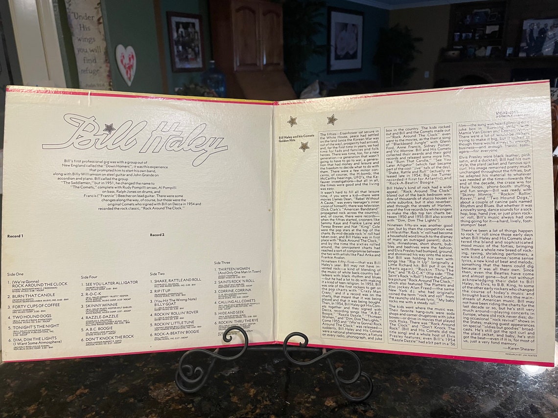 Original 1972 Bill Haley and the Comets Golden Hits 2 LP Vinyl Record ...