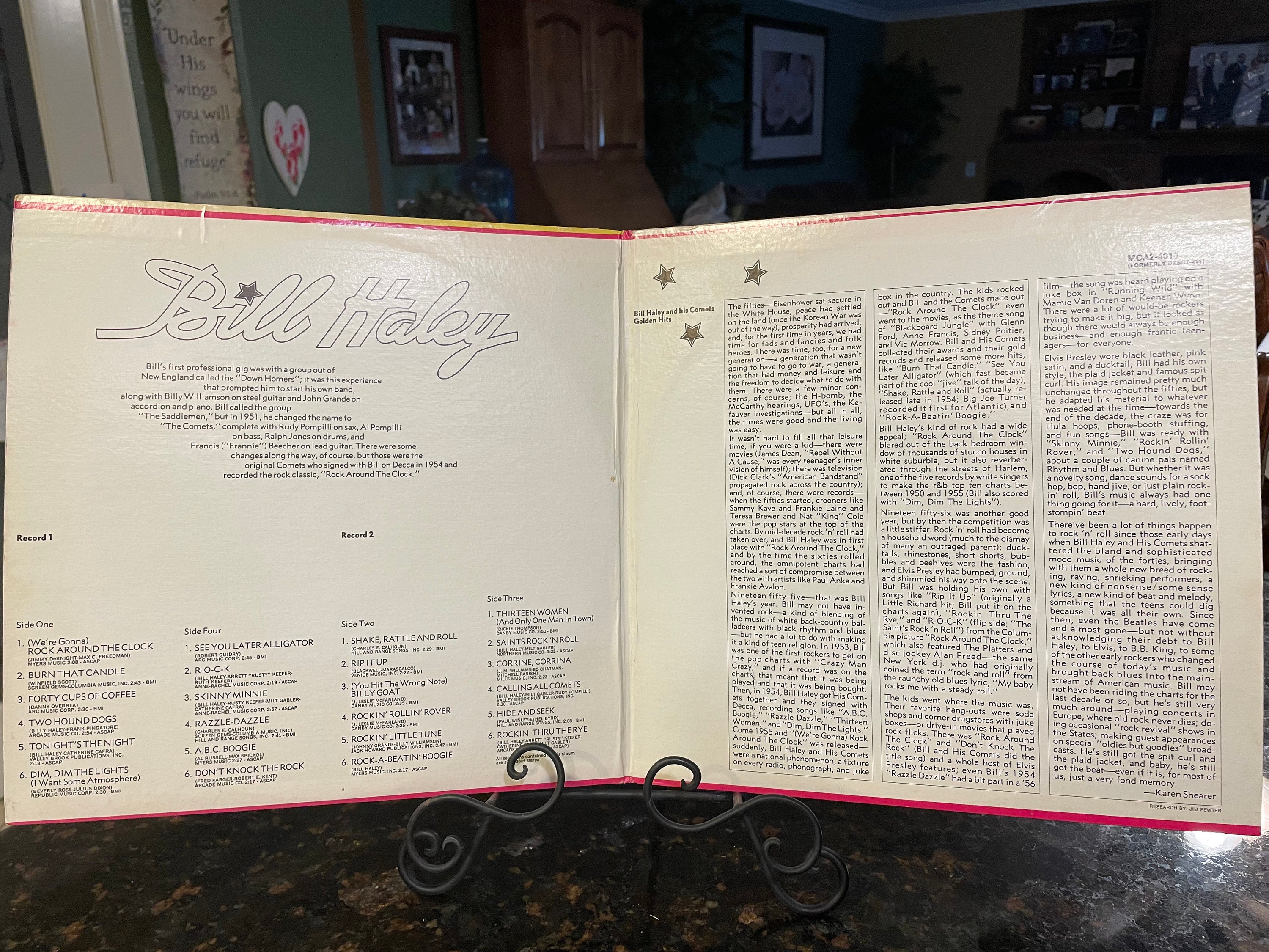 Original 1972 Bill Haley and the Comets Golden Hits 2 LP Vinyl Record ...