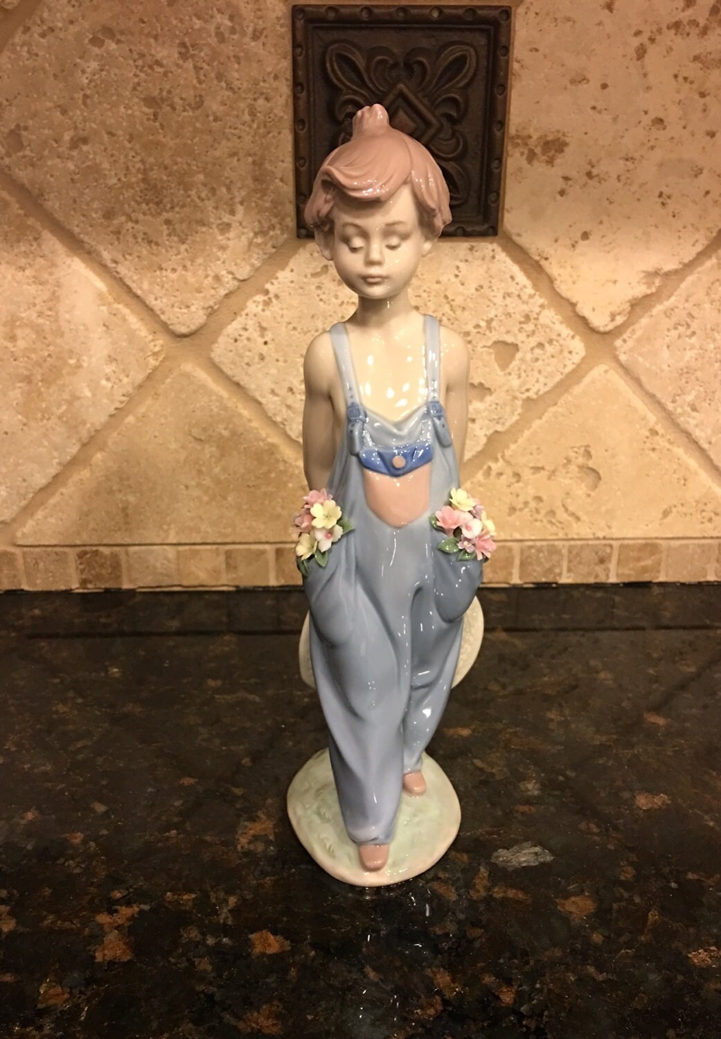 LLADRO 7650 Pocket Full of Wishes MINT Girl With - Etsy