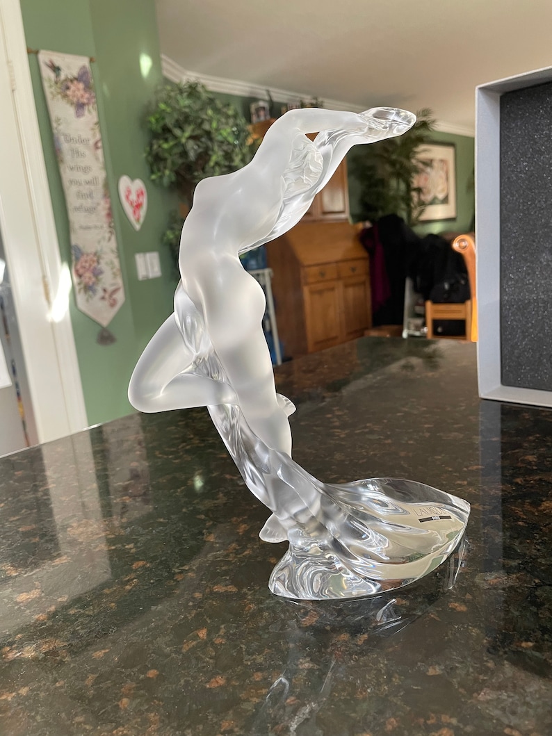 René Lalique Lalique Soaring Lalique Acrobat Statue in - Etsy