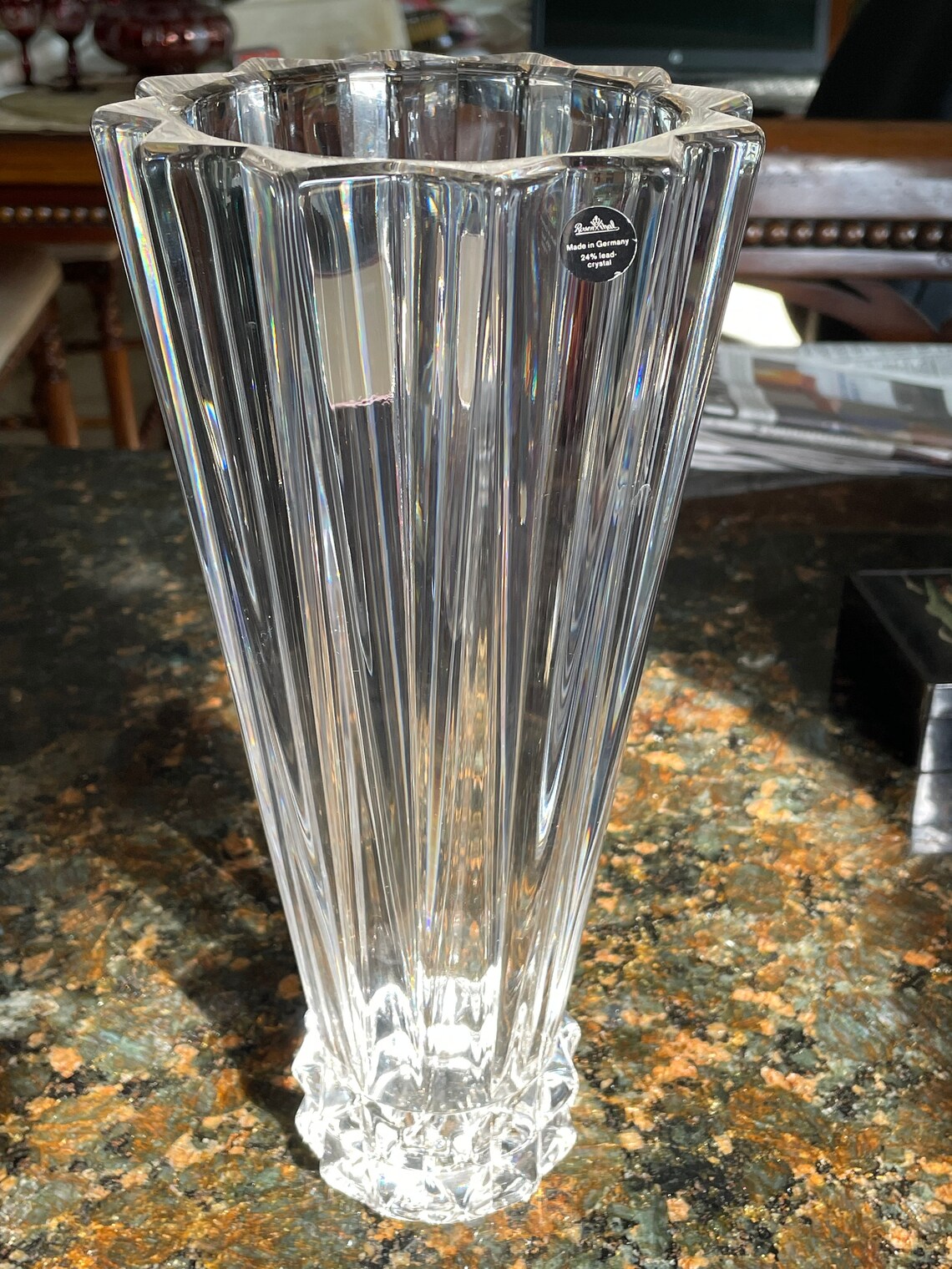 Vintage Signé ROSENTHAL Classic Allemagne Heavy Crystal Tall - Etsy France