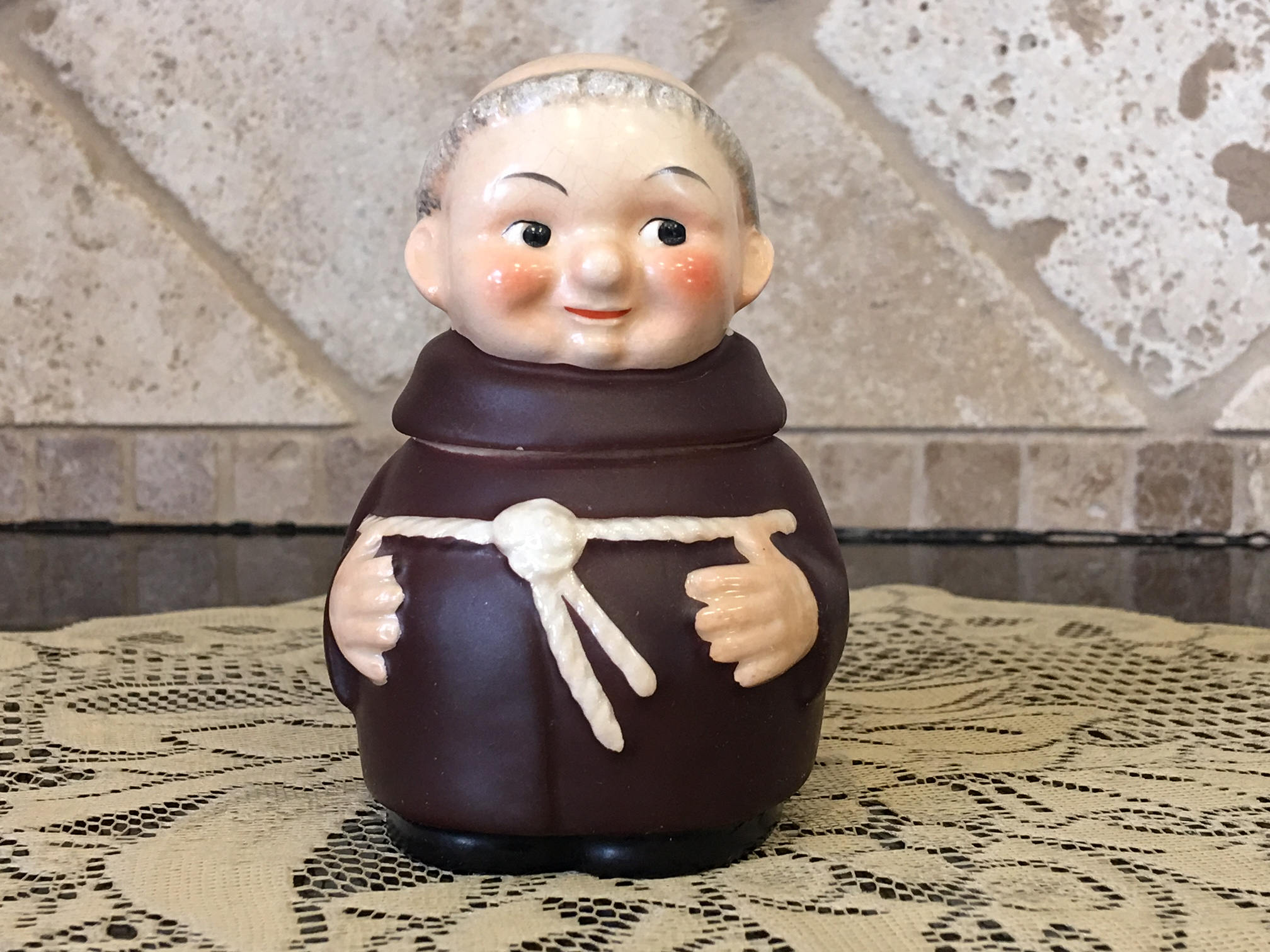 Vintage Goebel Friar Tuck Mustard Jar No Spoon S183 TMK3 - Etsy