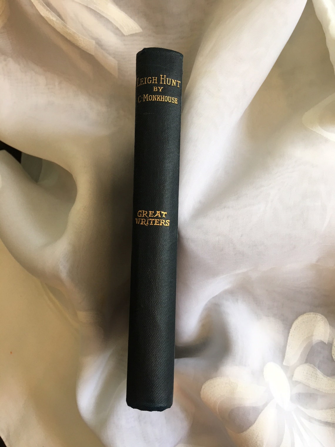 Life of Leigh Hunt by Cosmo Monkhouse 1893 Antique Book London Walter ...