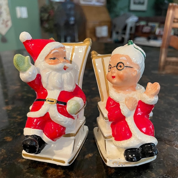 Santa Claus in a Rocking Chair - Etsy