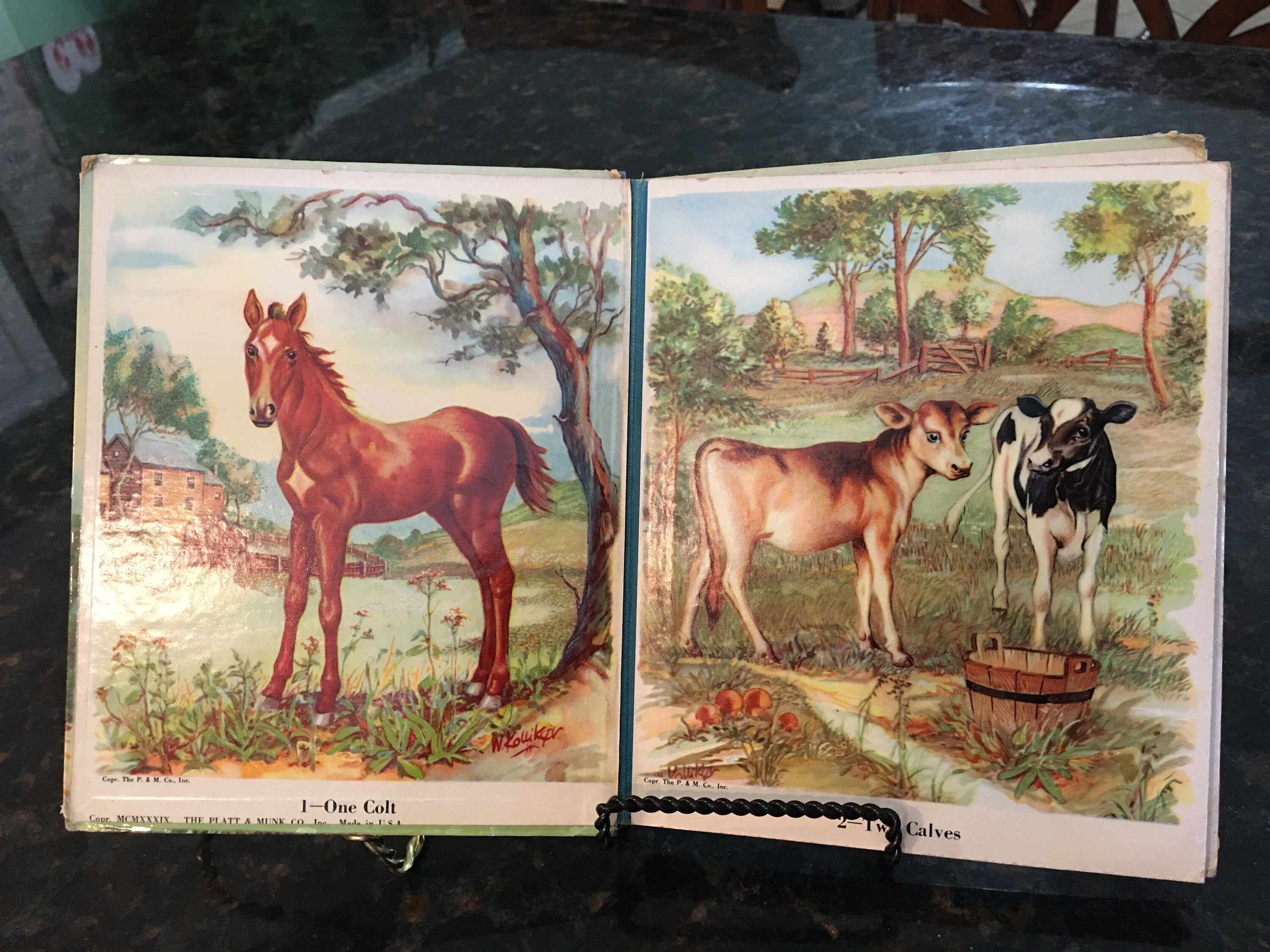 Rare1939vintage 1-2-3 Picture Book Board Bk 1939 the - Etsy