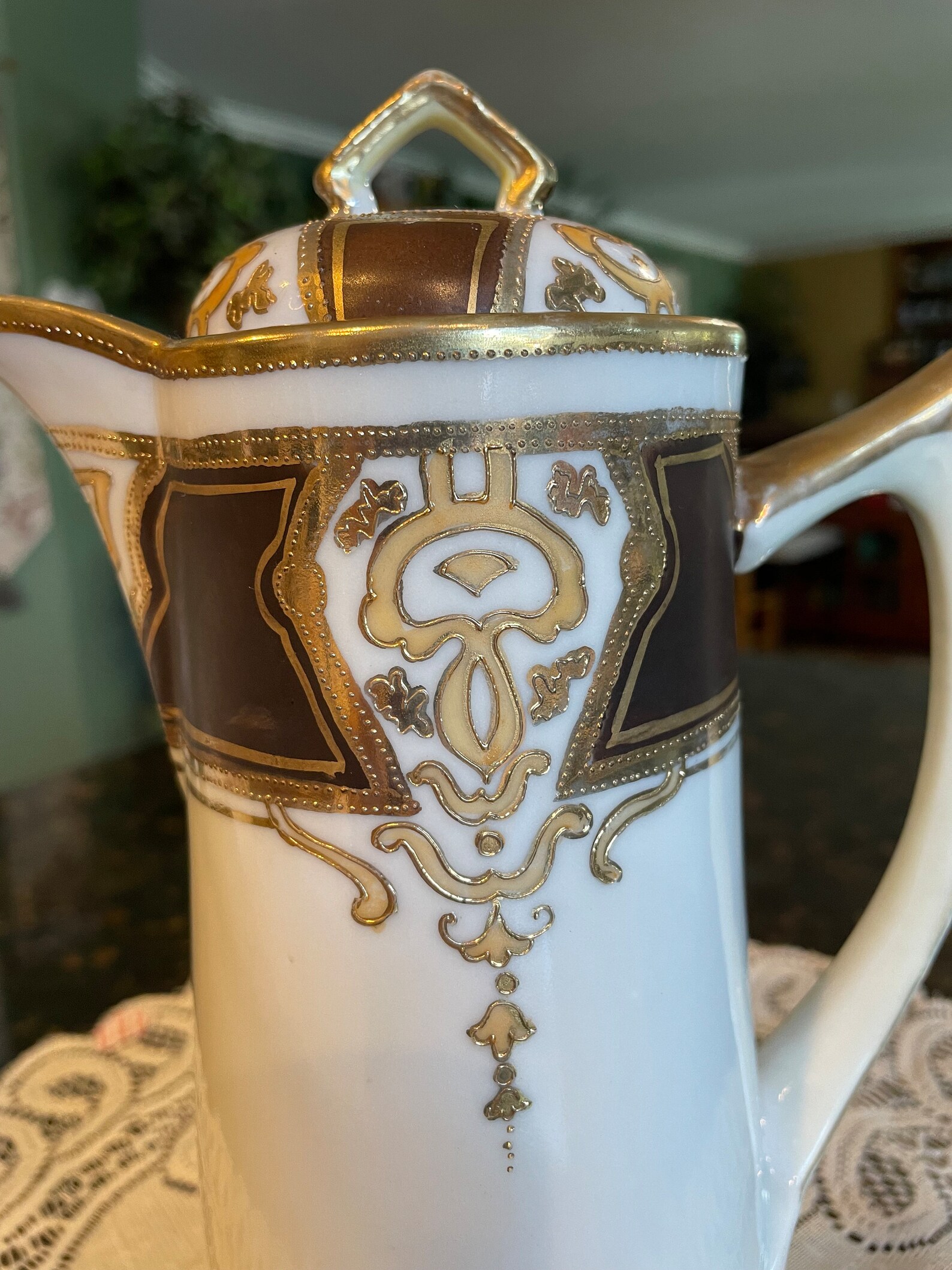 Imperial Nippon Chocolate Pot ~ With Gold Moriage - Etsy