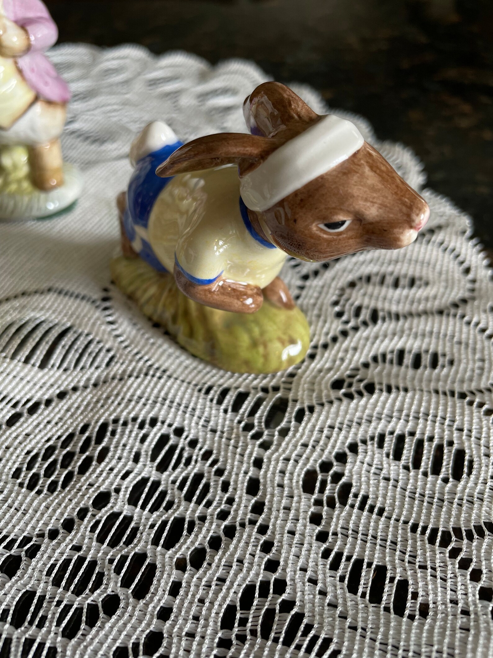 Six Beatrix Potter and Bunnykin Figurines Excellent Condition Jogging ...