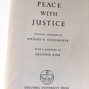 SIX Dwight D. Eisenhower~ Hardcover Books, Some 1st Edition! Peace W ...
