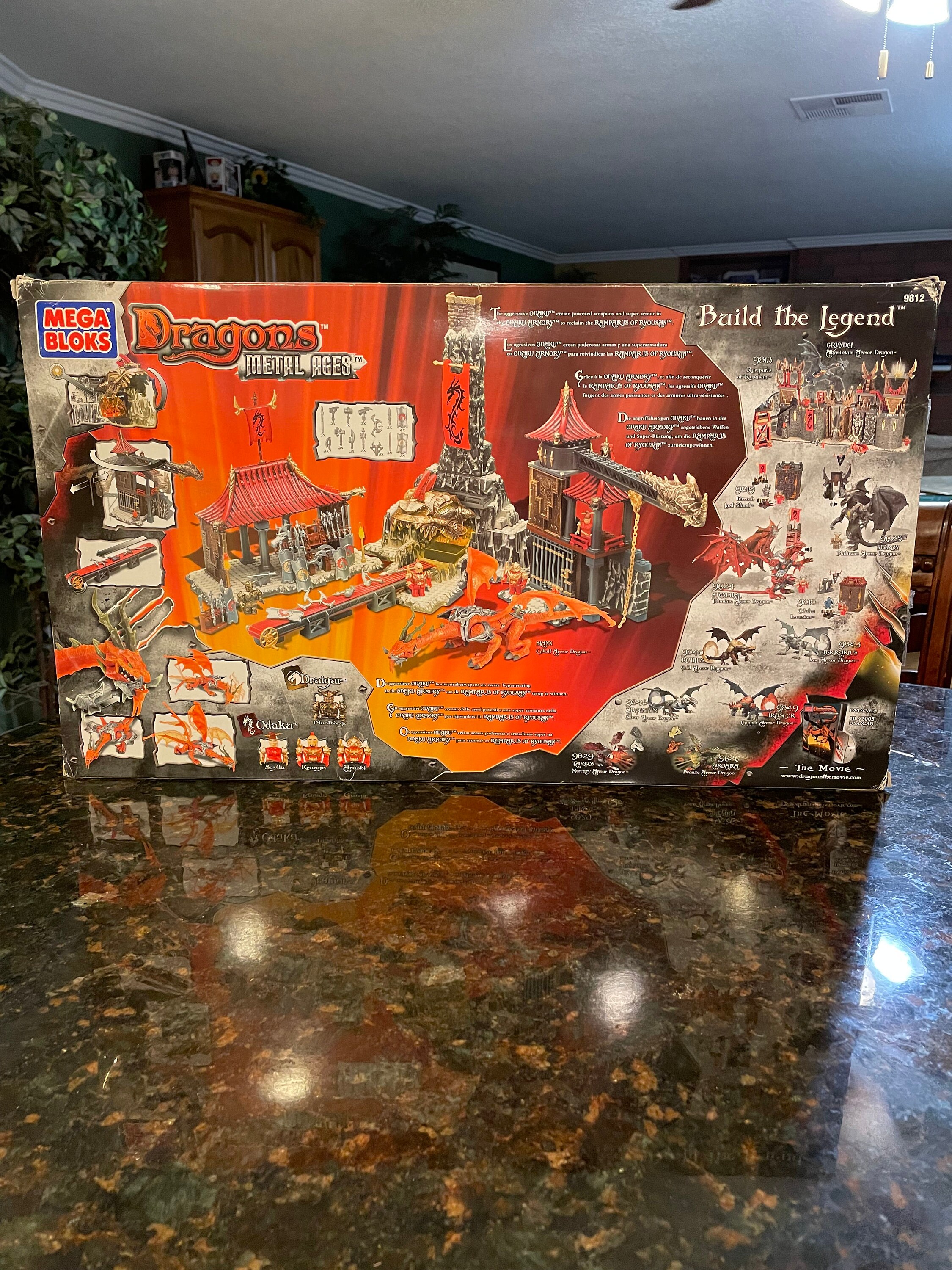Mega Bloks Construx Dragons Metal Ages Odaku Armory (9812) Vintage ...