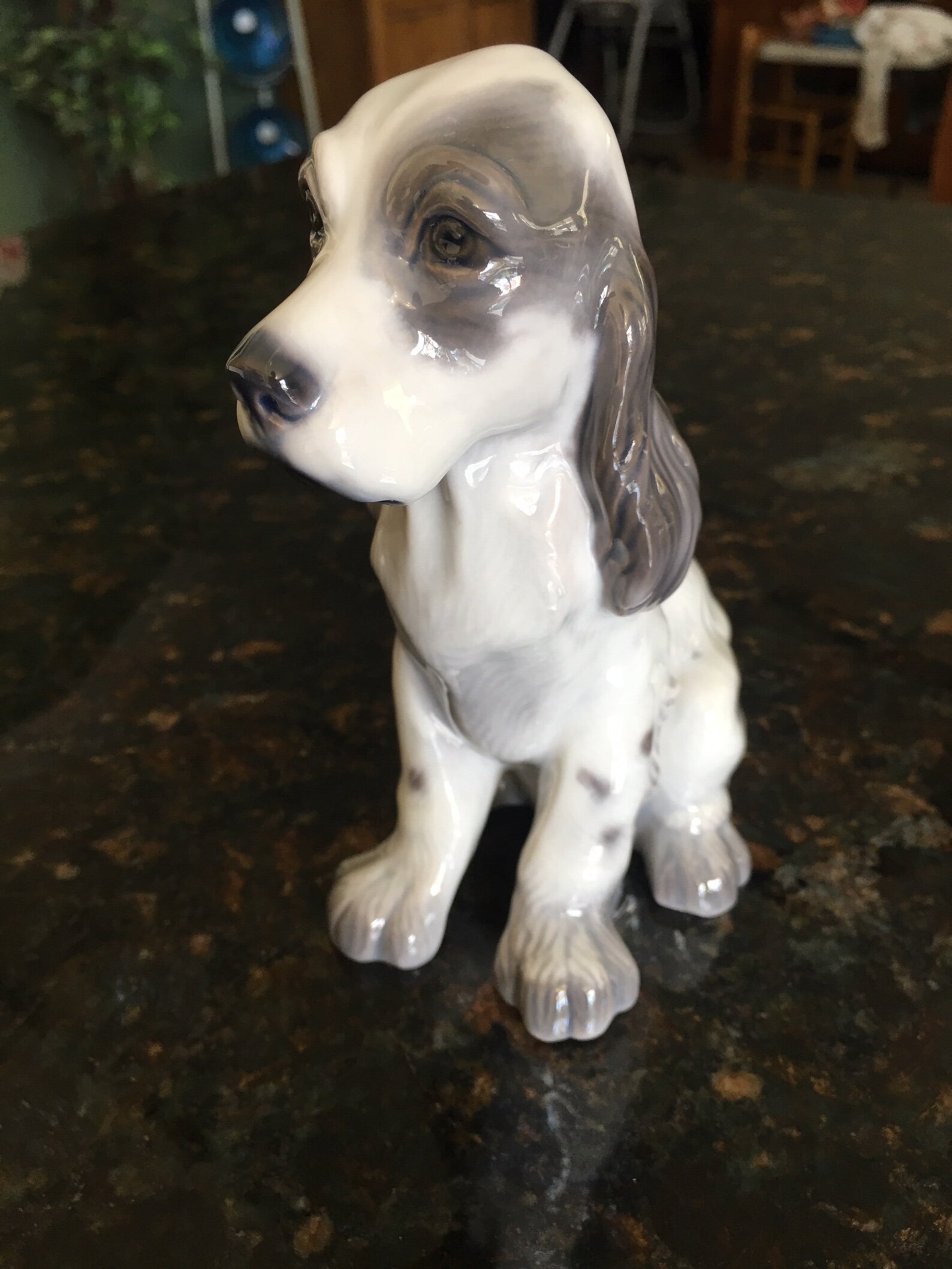 English Setter Brittany Sitting Tall Cocker Spaniel 'lyngby' 85 T by ...