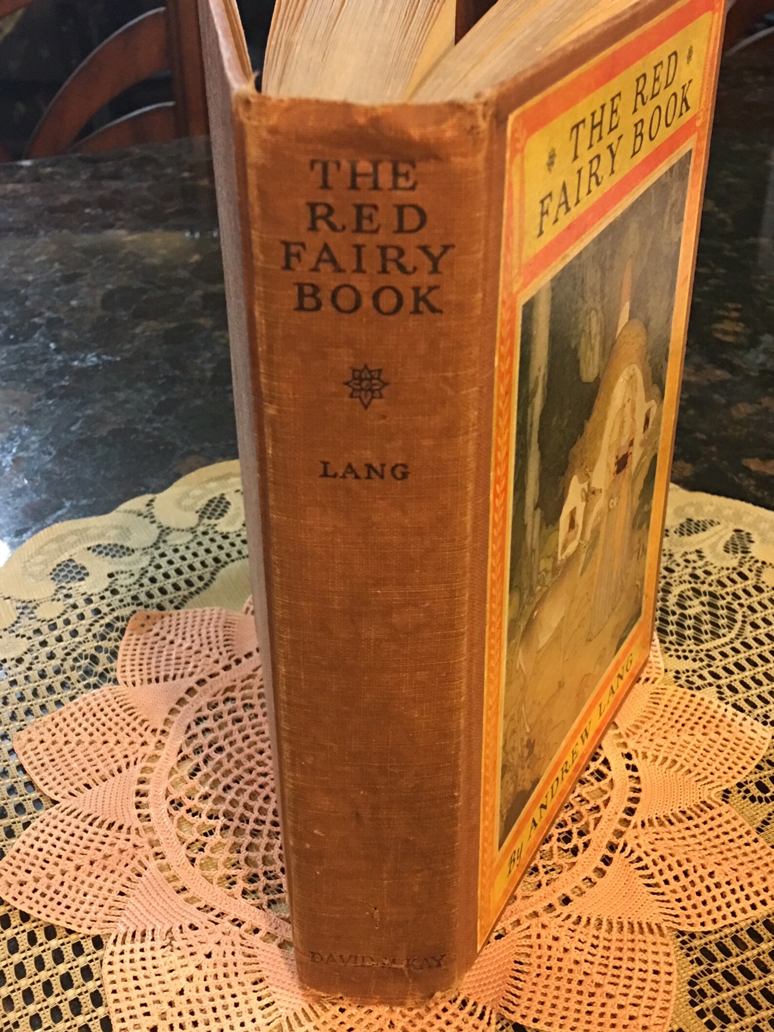 The RED FAIRY Book 1924 1st Edition Hardcover Excellent Condition RARE ...