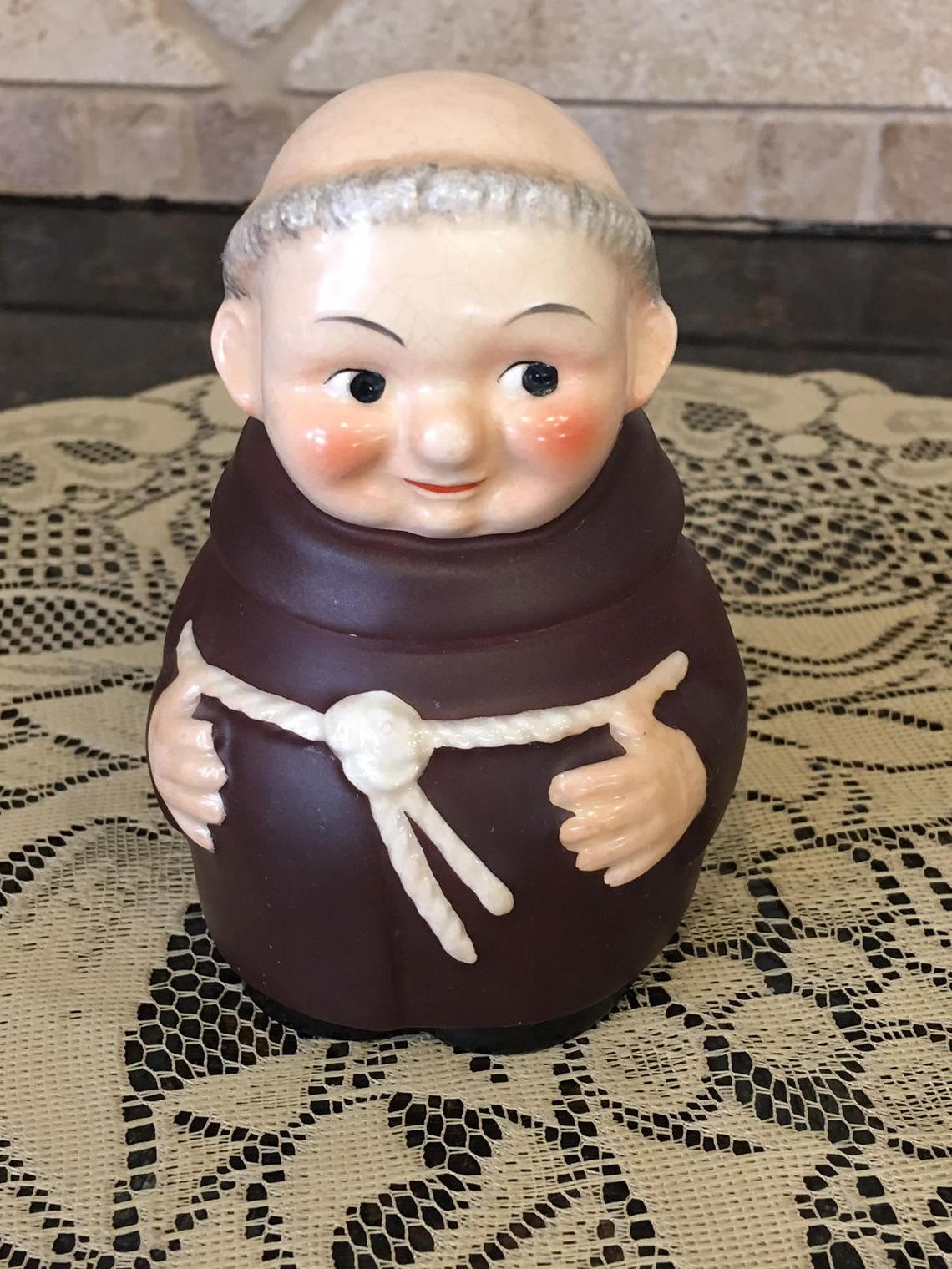 Vintage Goebel Friar Tuck Mustard Jar No Spoon S183 TMK3 - Etsy