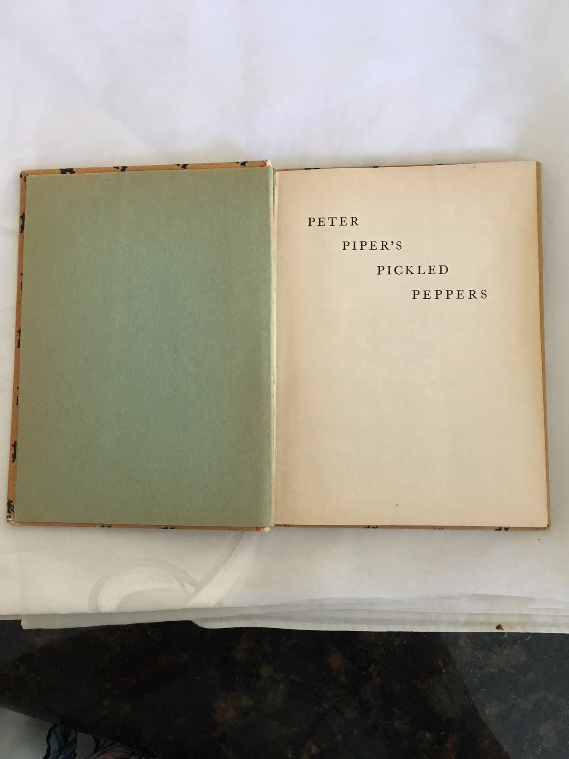 Peter Piper's Pickled Peppers - 1st Edition ~ 1942 ~ Hardcover!! Mabel ...