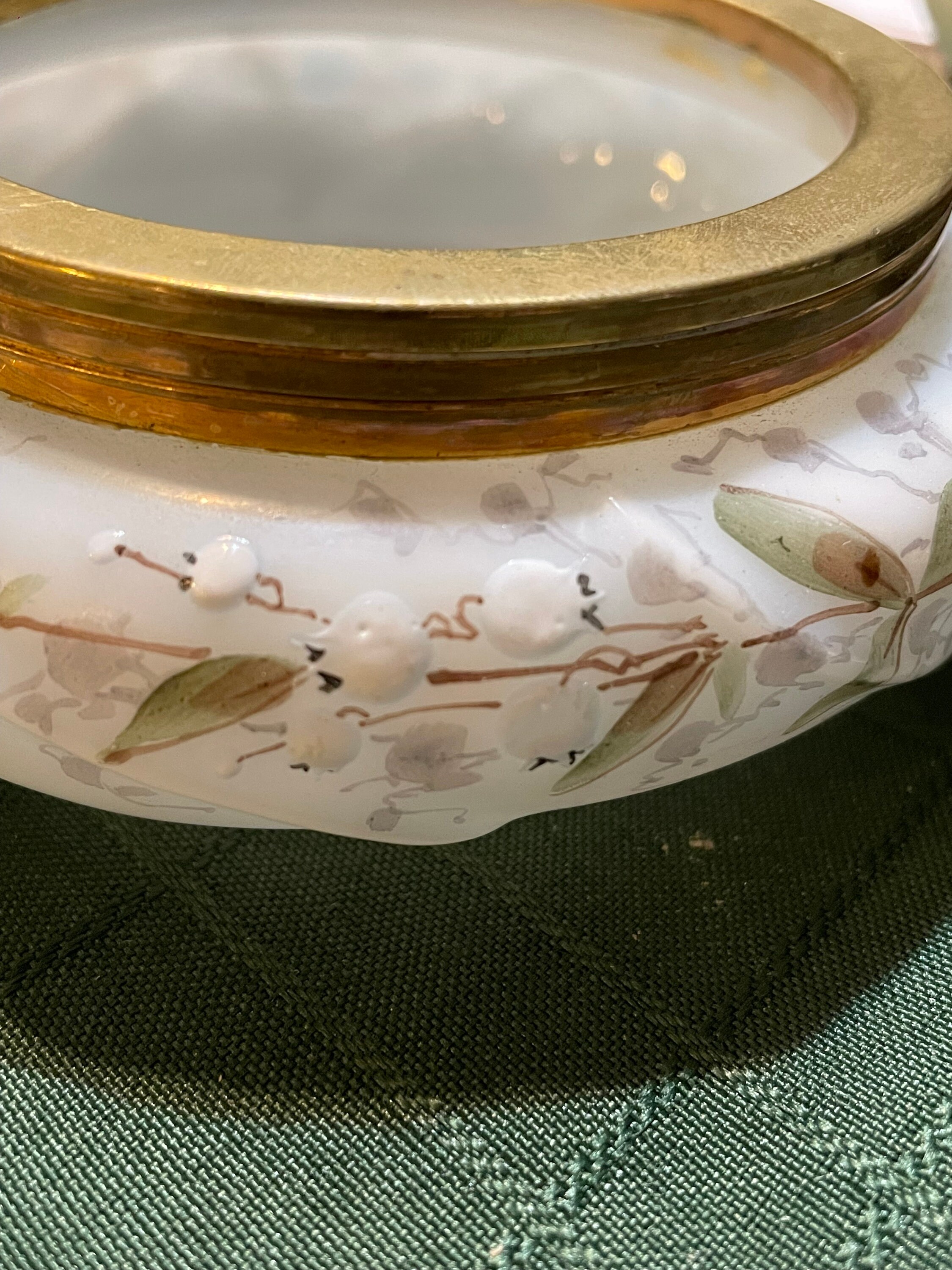 THREE Victorian WAVECREST Art Glass Open Ormolu Collar Trays - Etsy