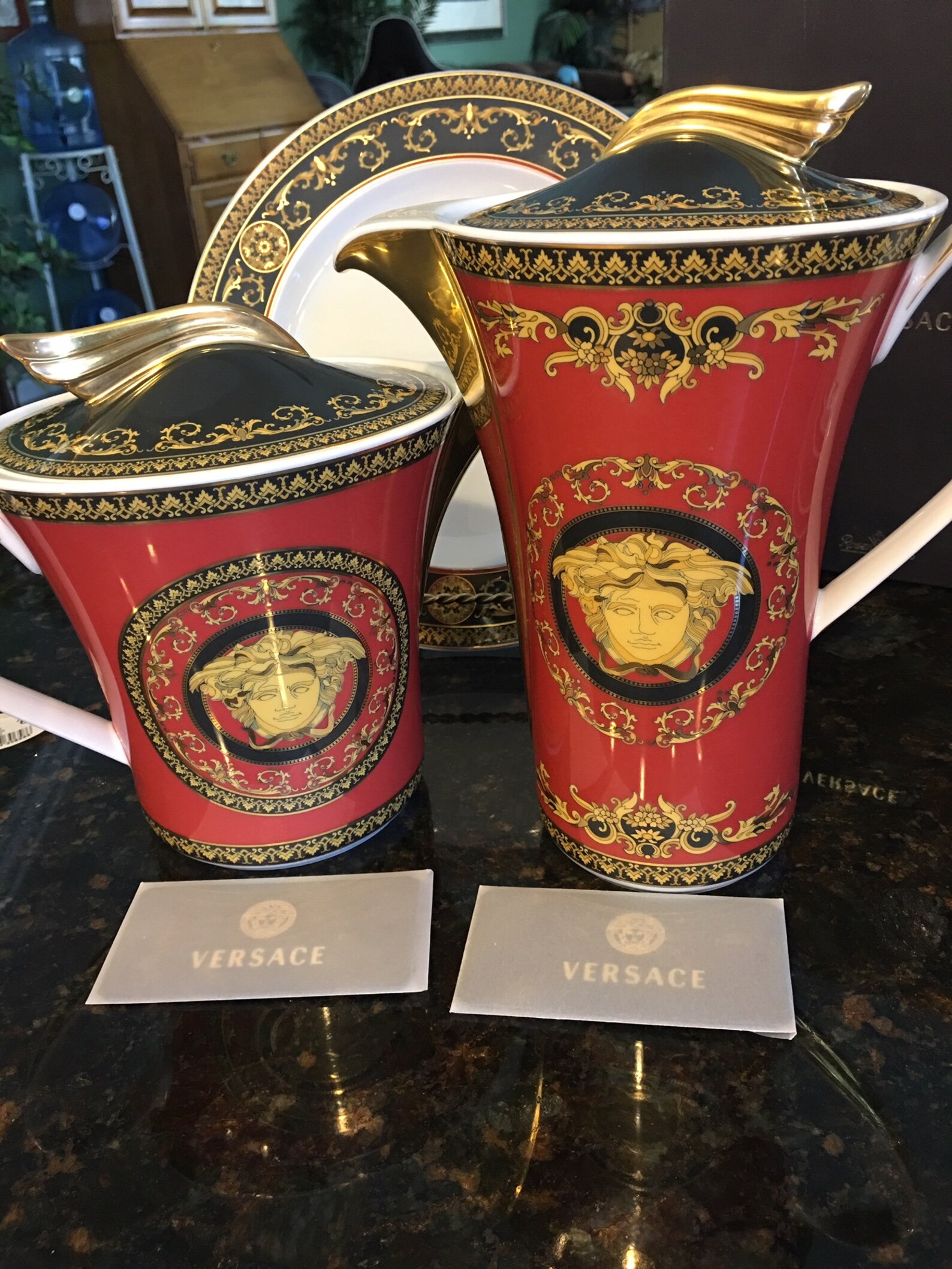 Rosenthal VERSACE medusa 9 Pieces Coffee Pot - Etsy