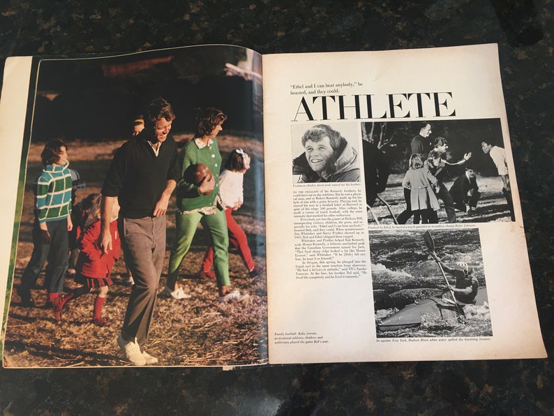 TWO Kennedy Magazines: LOOK Magazine RFK the Bobby Kennedy We Knew and ...