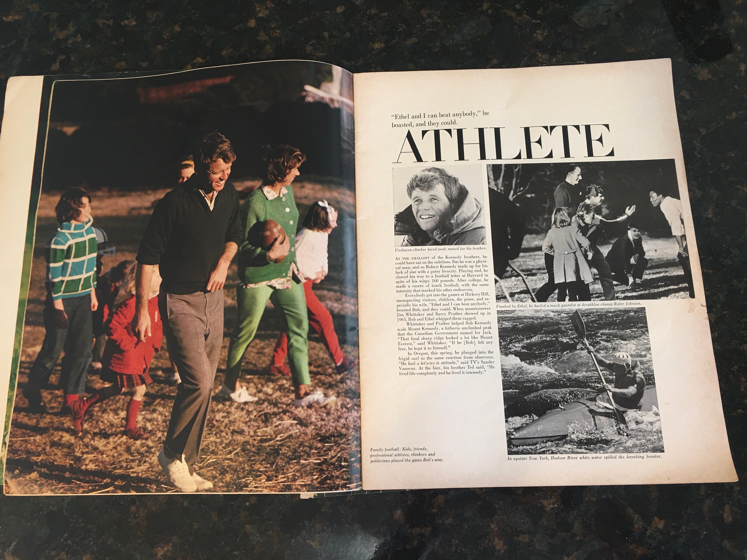 TWO Kennedy Magazines: LOOK Magazine RFK the Bobby Kennedy We Knew and ...