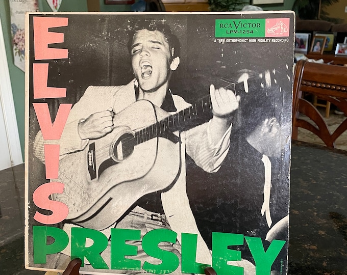 Elvis Presley Self Titled Debut Vinyl LP, RCA Victor, LPM-1254, Mono ...