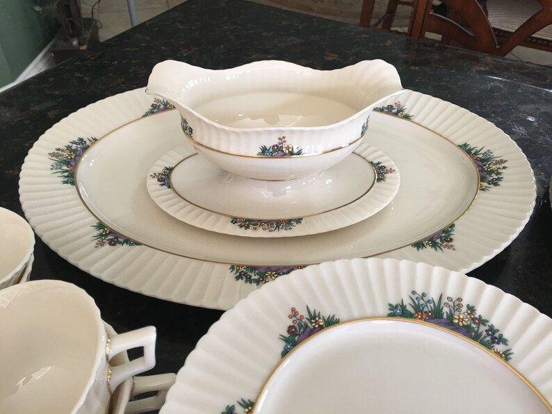 Large Set of Lenox RUTLEDGE P-303 China 65 pc Dinnerware Set | Etsy
