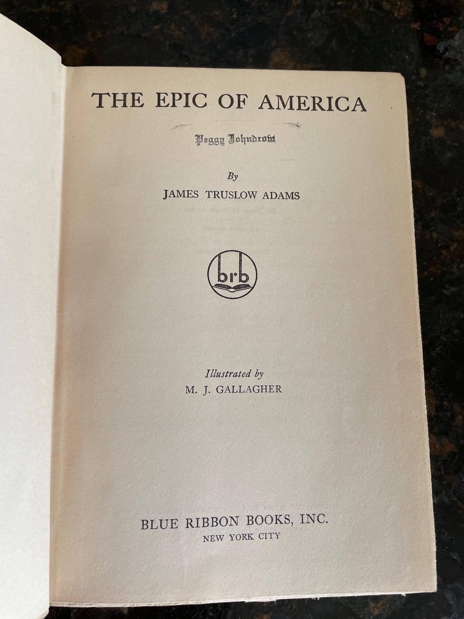 TWO First Edition History Books: the Epic of America 1931 and - Etsy