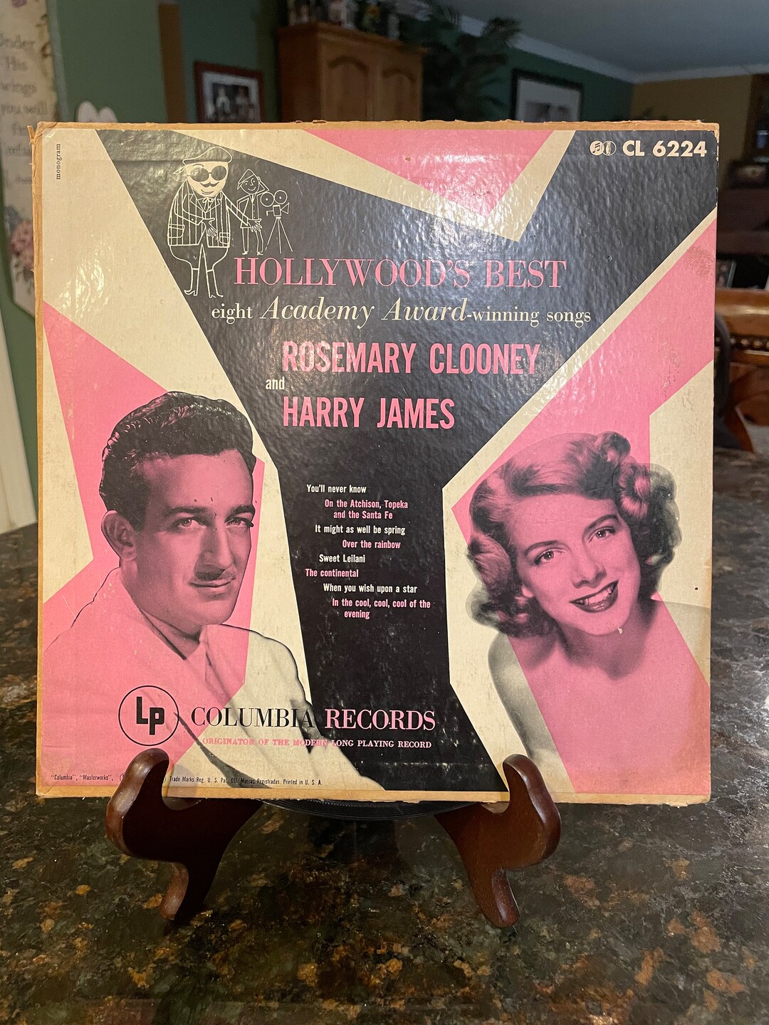 Record Album Rosemary CLOONEY & Harry JAMES - Hollywood's Best ...