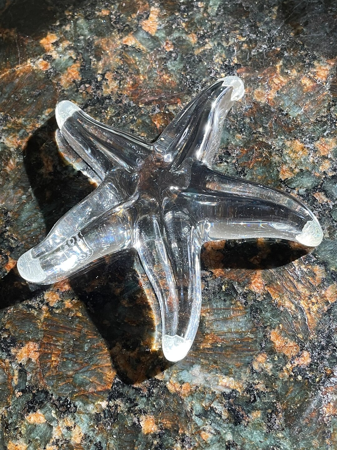Beautiful Baccarat Crystal Starfish Paperweight Signed - Etsy