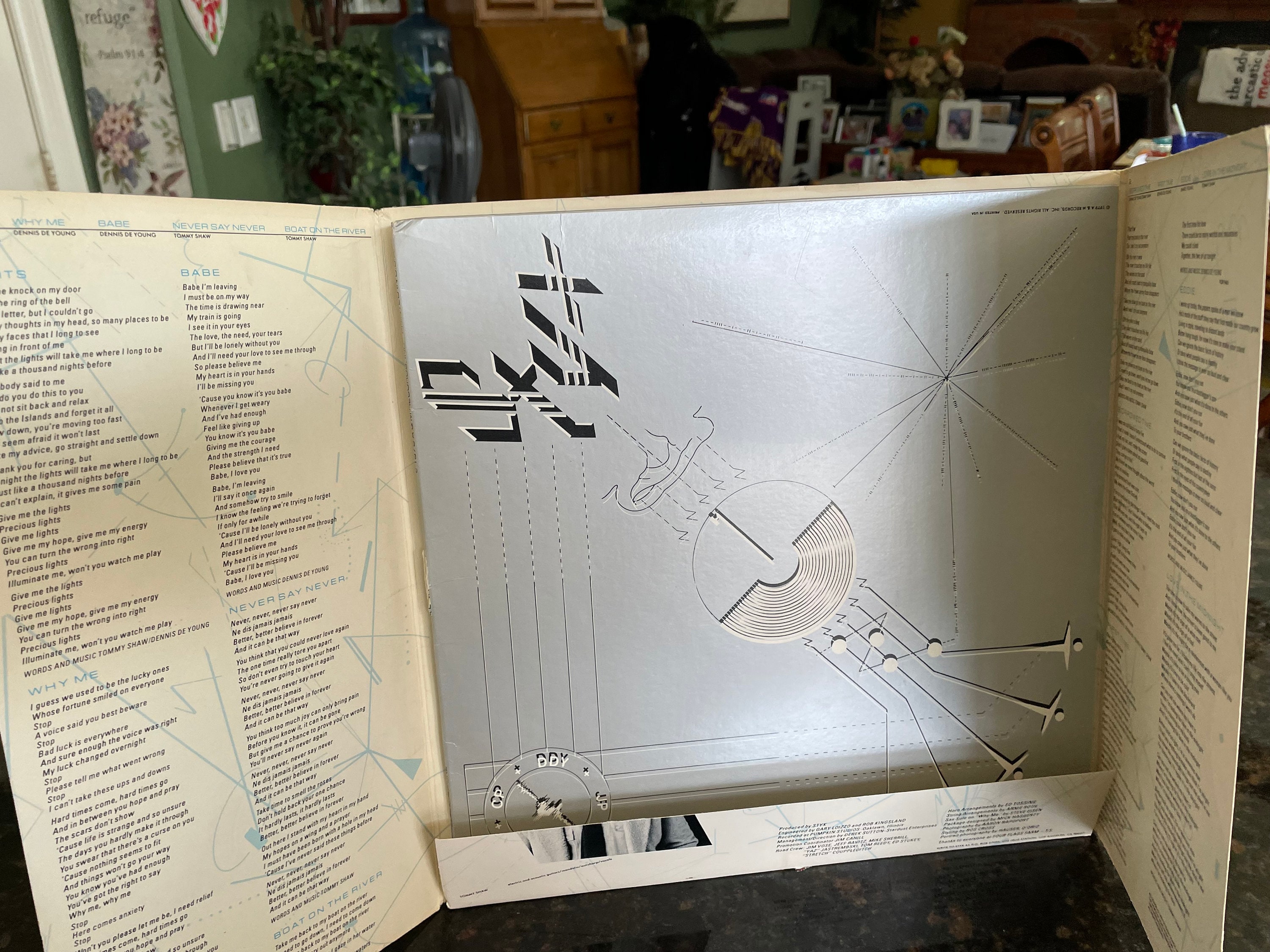 Vintage Styx Cornerstone 1979 Vinyl Record LP First Original US Press ...