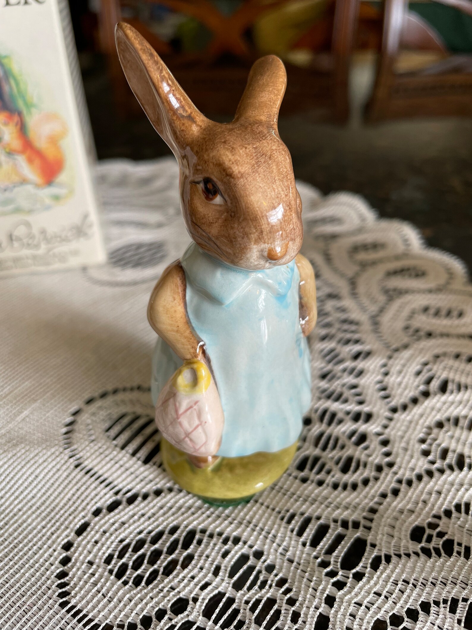 Six Beatrix Potter and Bunnykin Figurines Excellent Condition Jogging ...