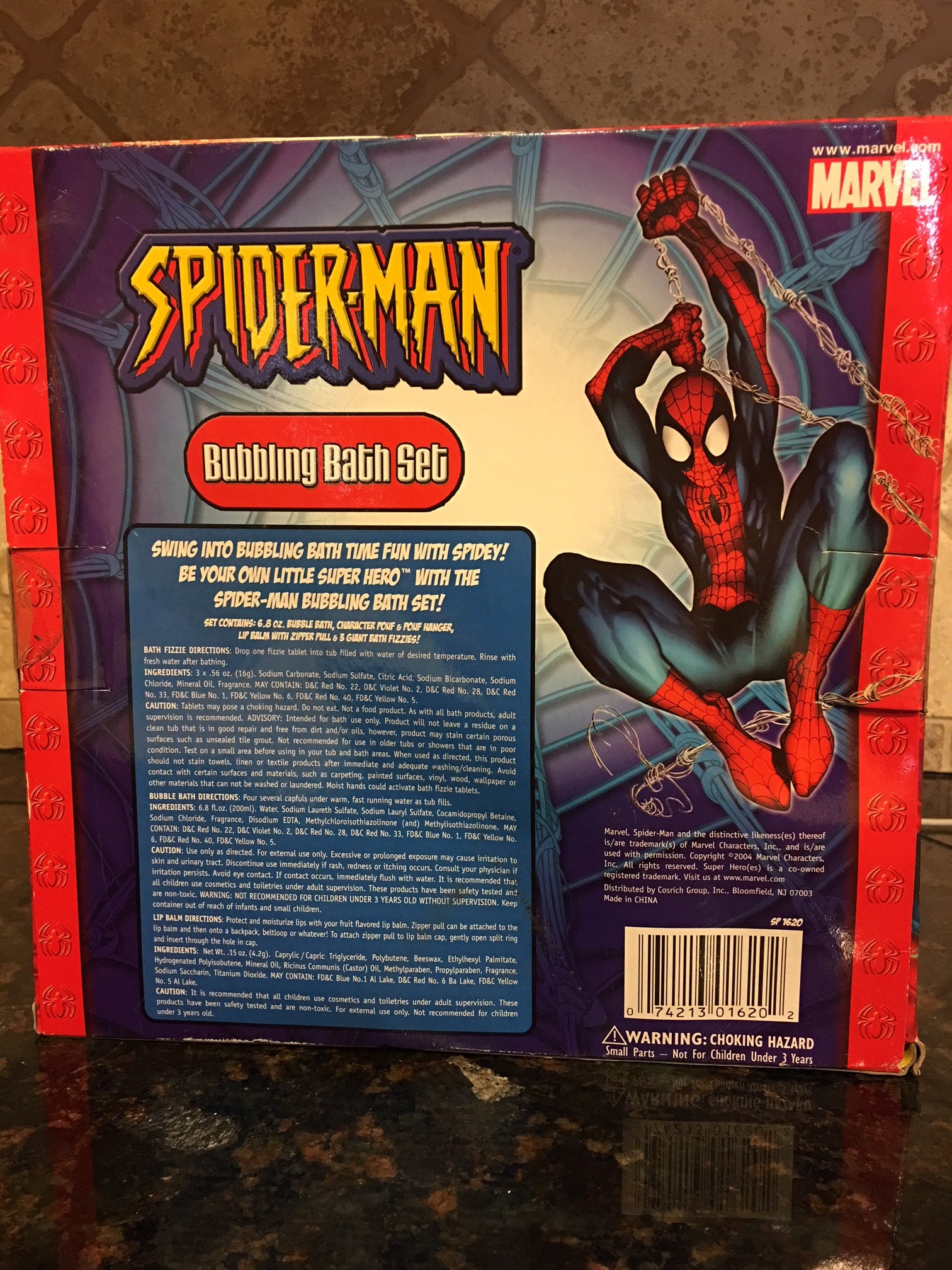 Marvel SPIDER-MAN Bubbling Bath Set NRFB!!! Great Collectible! - Etsy