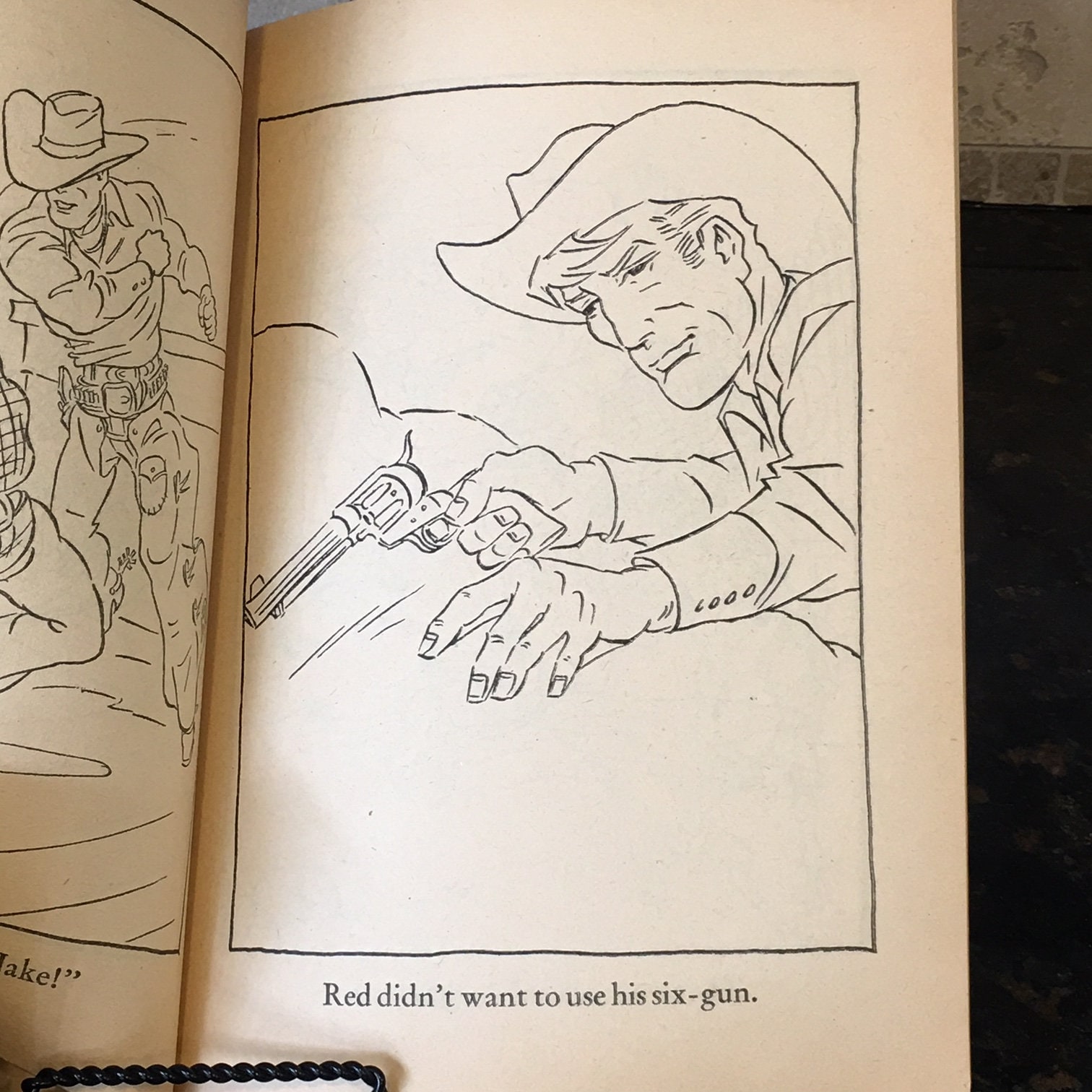 Red Ryder and Little Beaver Paint Book 1153 whitman, 1947. Fred Harman ...