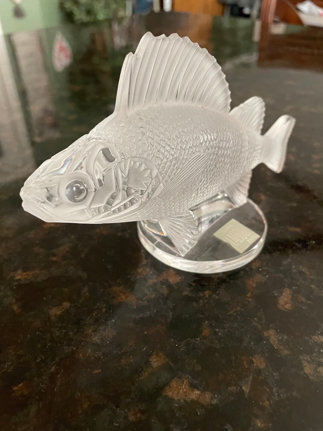 Lalique France Crystal Perche Fish Paperweight After 1945, Vintage ...