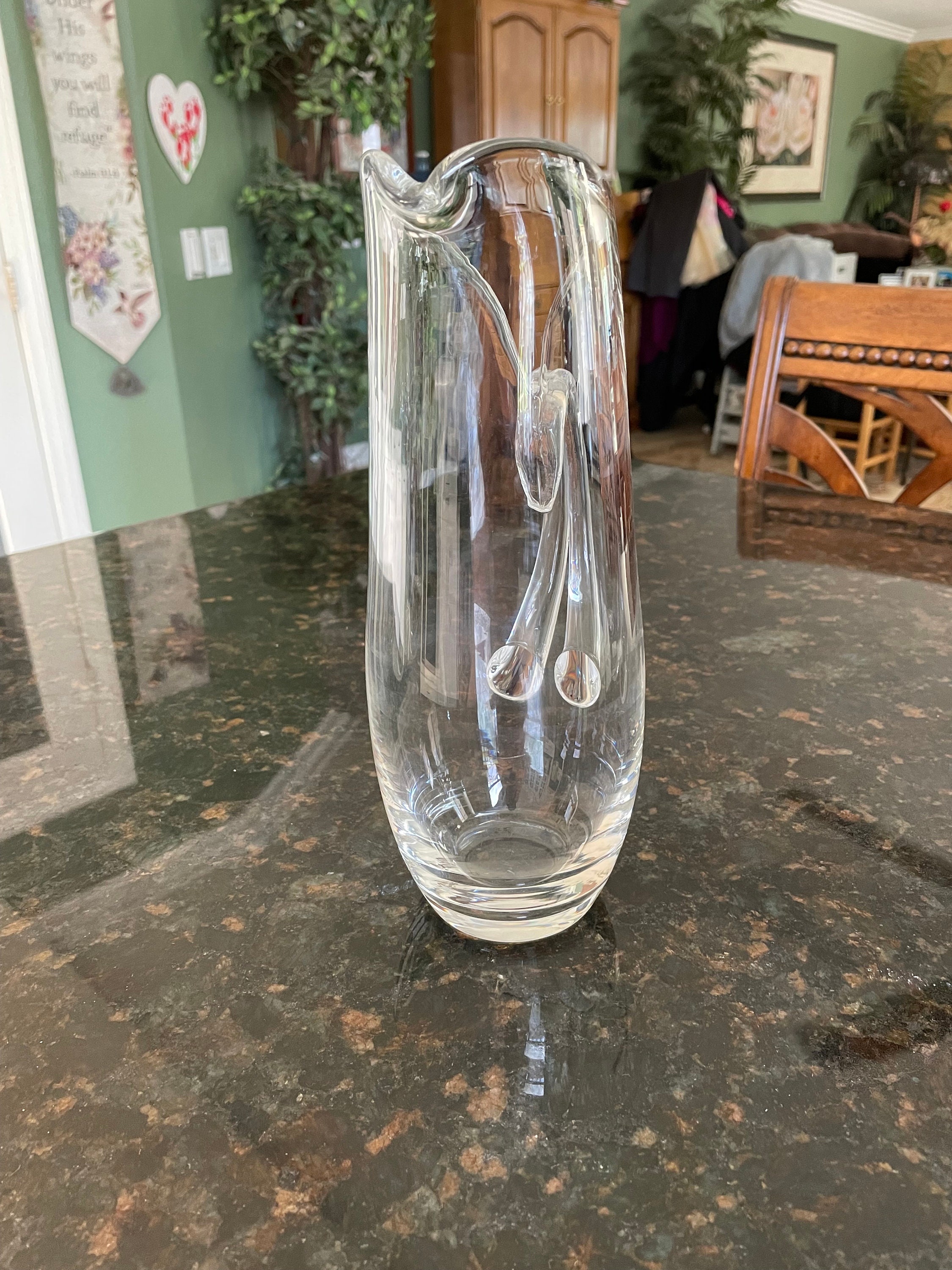 STEUBEN GLASS Split Handle MARTINI or Water Pitcher 8077 - Etsy