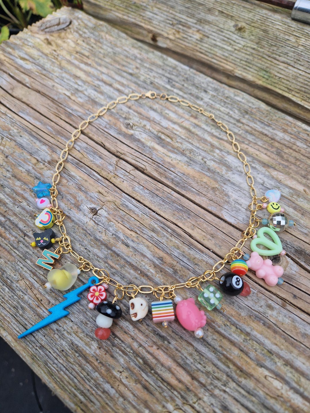 Cute and Colourful Pastel Charm Necklace and Bag Charm - Etsy