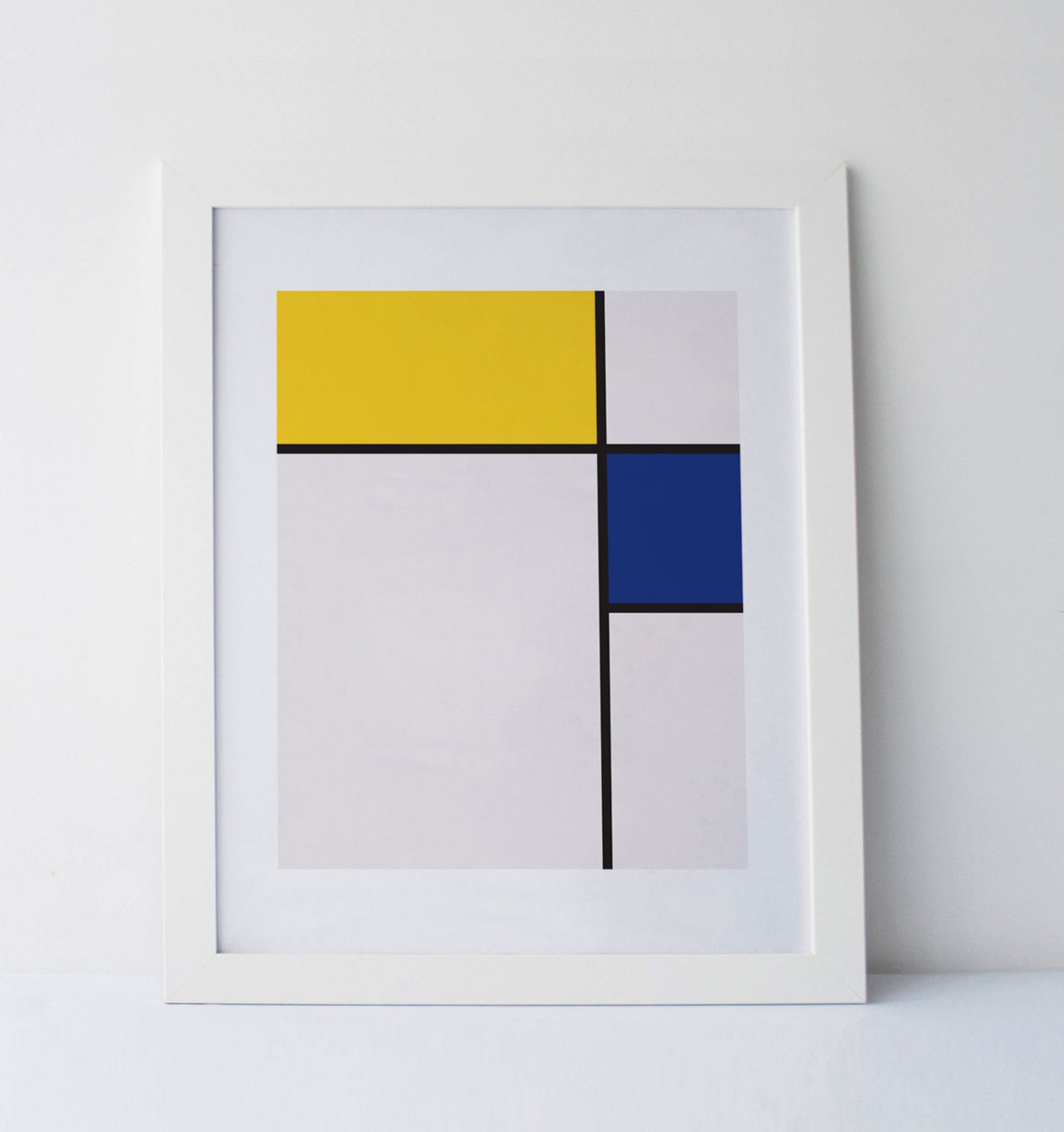 Mondrian Big Poster Print Minimalist Modern Art Abstract Geometry ...
