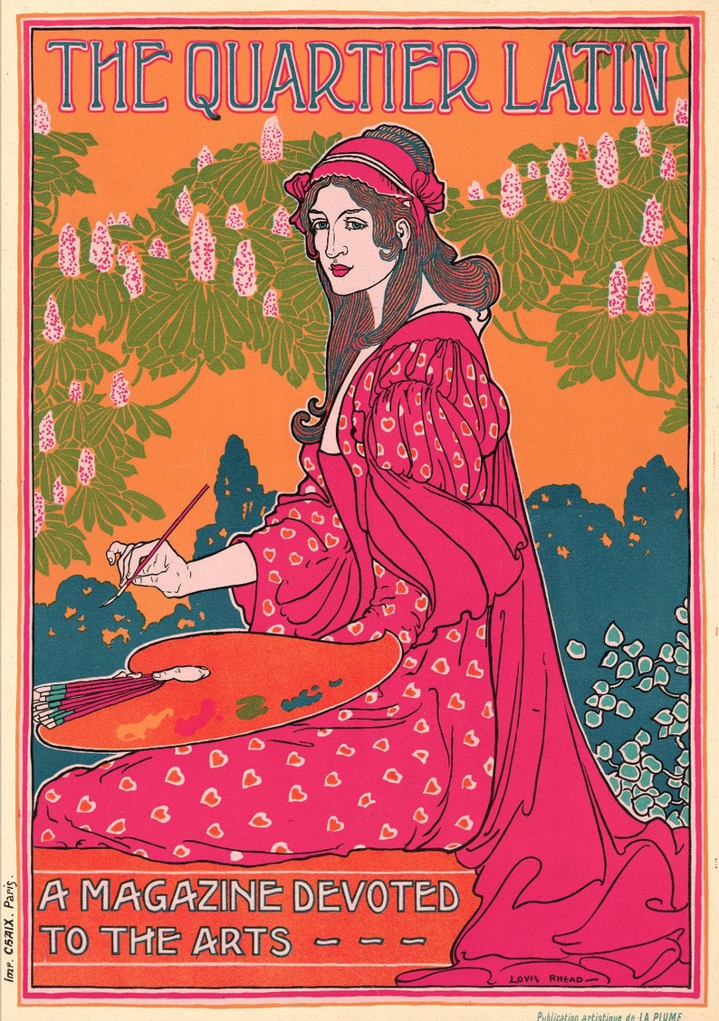 Download Printable Art Louis Rhead Vintage Poster Digital Art - Etsy