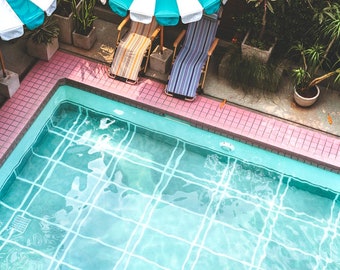 Swimming Pool Poster | Etsy UK
