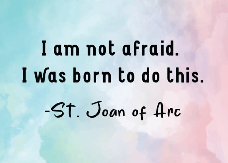 St. Joan of Arc Layered SVG PNG Catholic Kids Cut File - Etsy