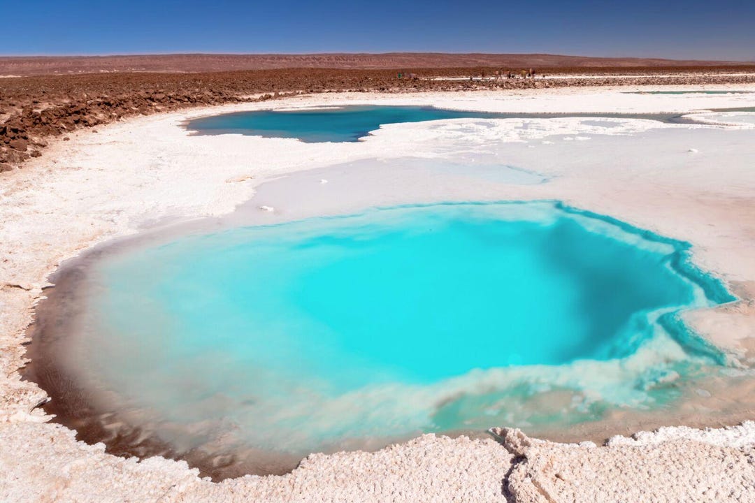 Atacama Desert, Chile, Fine Grain Salt (salar De Atacama) From the ...