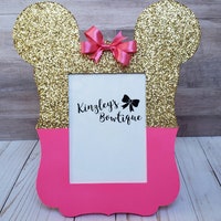 Mickey/minnie Frame Template for Canva, Shirt Design, Flyer Design - Etsy