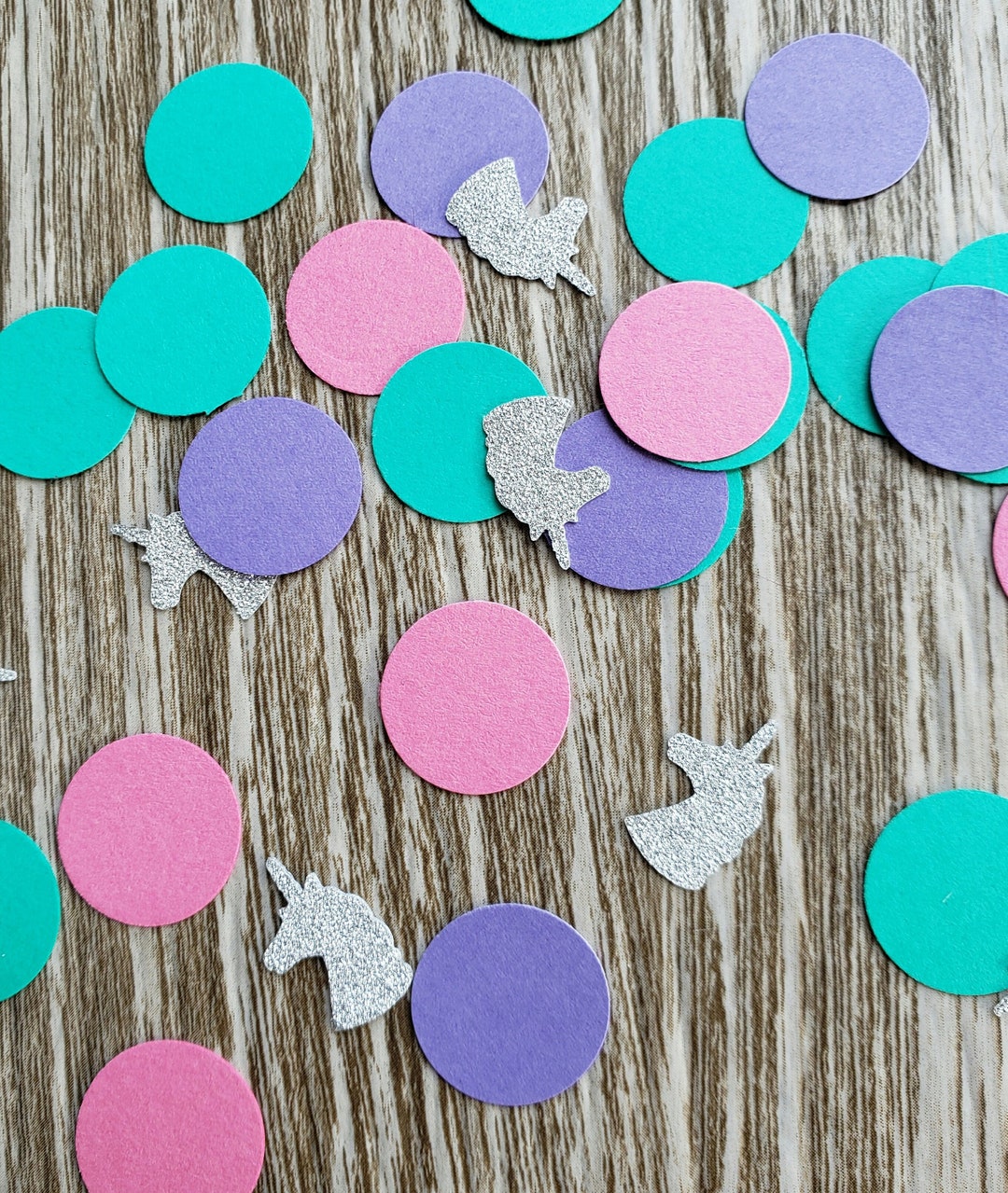 Unicorn Confetti, Unicorn Party Confetti, Card Confetti, Card Making ...