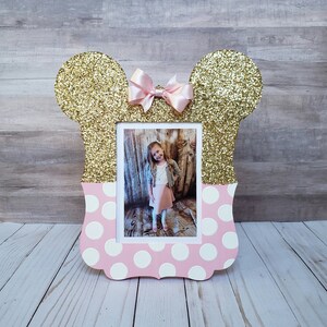 Minnie Mouse Inspired 5x7" or 4x6" Picture Frame, Minnie Inspired ...