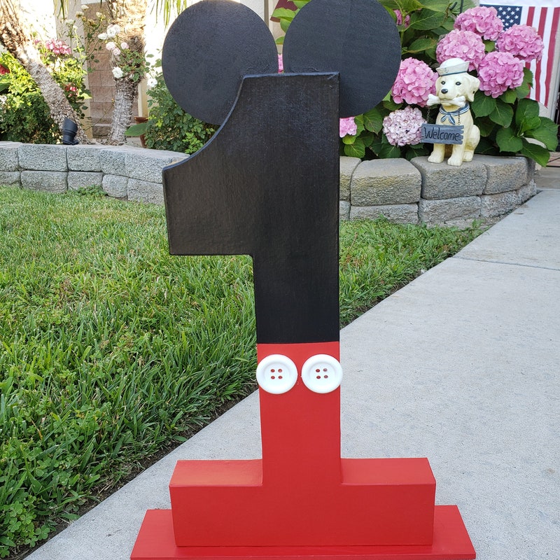 Large Mickey Mouse - Etsy