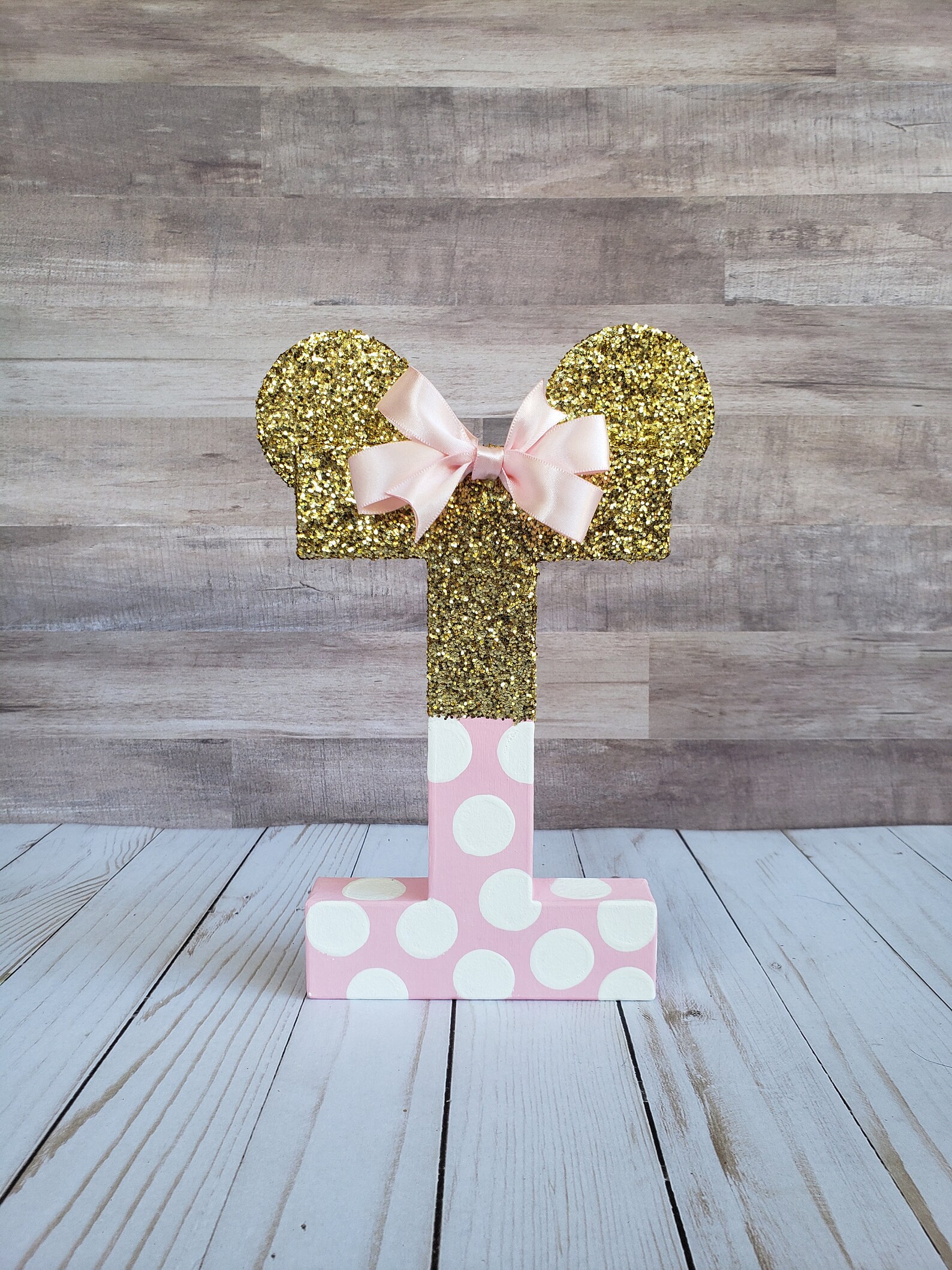 Minnie Mouse Inspired Photo Prop, 8" Paper Mache Letters, Minnie Mouse ...