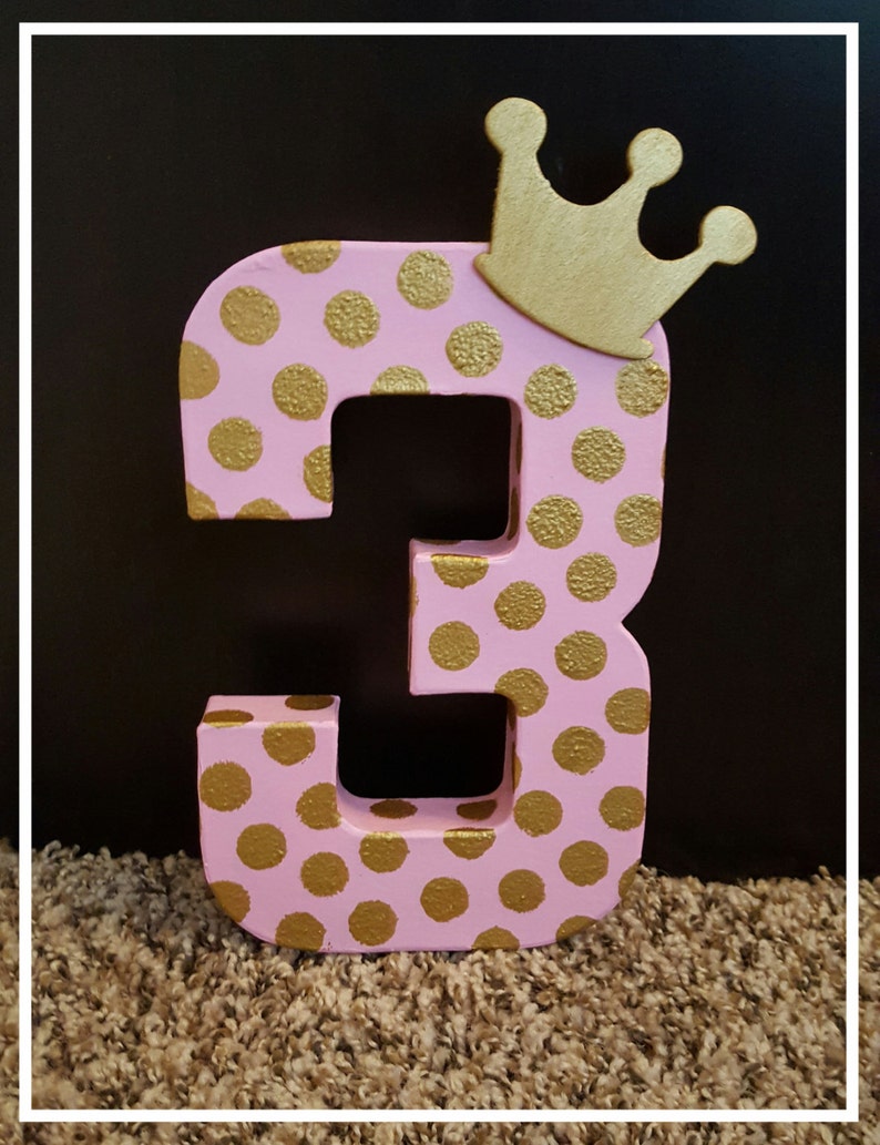 Paper Mache Number Photo Prop Photo Prop Age Photo Prop Age - Etsy