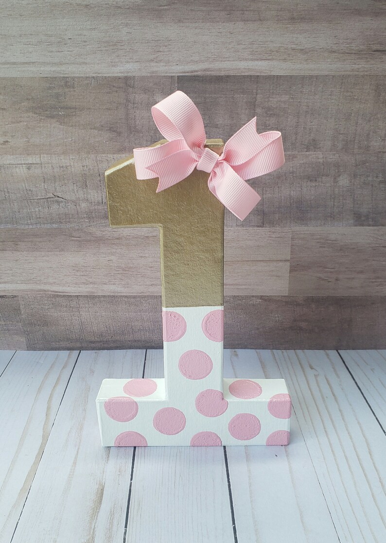 Paper Mache Number Photo Prop, Paper Mache Number, Birthday Decor, Pink ...