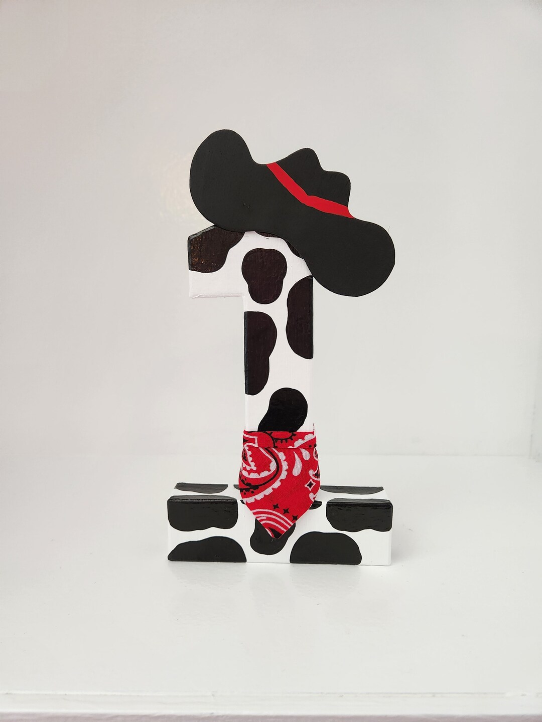 Cowboy Paper Mache Number, Paper Mache Age Photo Prop, Photo Prop ...