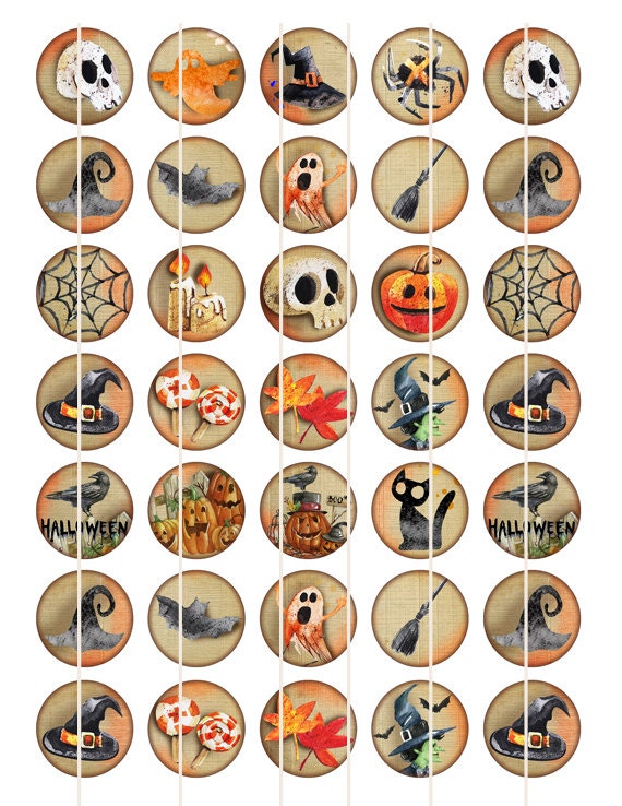 Halloween Images Printable, Witch - Digital Collage Sheet - Td271 - 1.5 ...