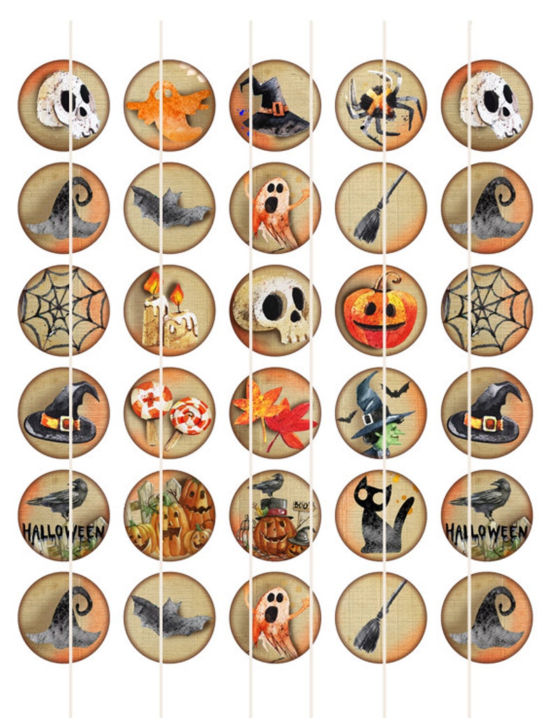 Halloween Images Printable, Witch - Digital Collage Sheet - Td271 - 1.5 ...