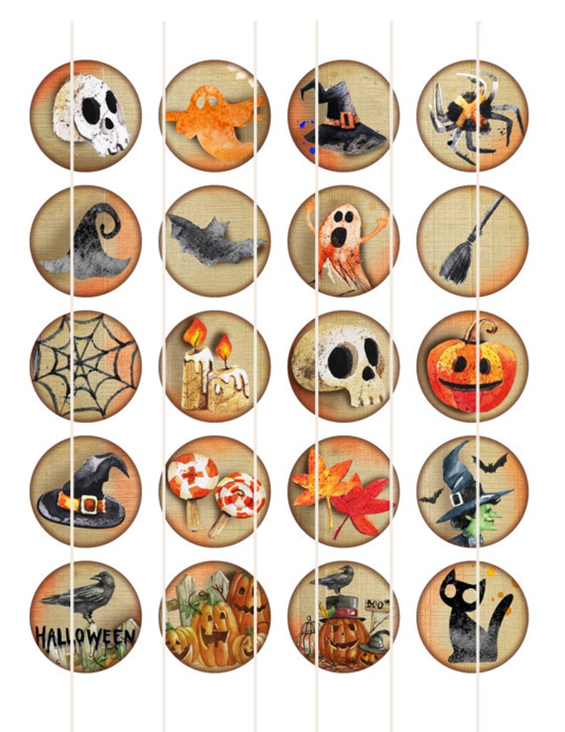 Halloween Images Printable, Witch - Digital Collage Sheet - Td271 - 1.5 ...